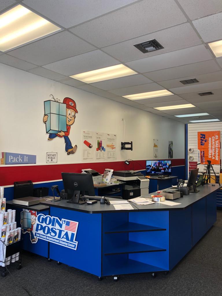 Goin' Postal. Low cost shipping and postal store franchise