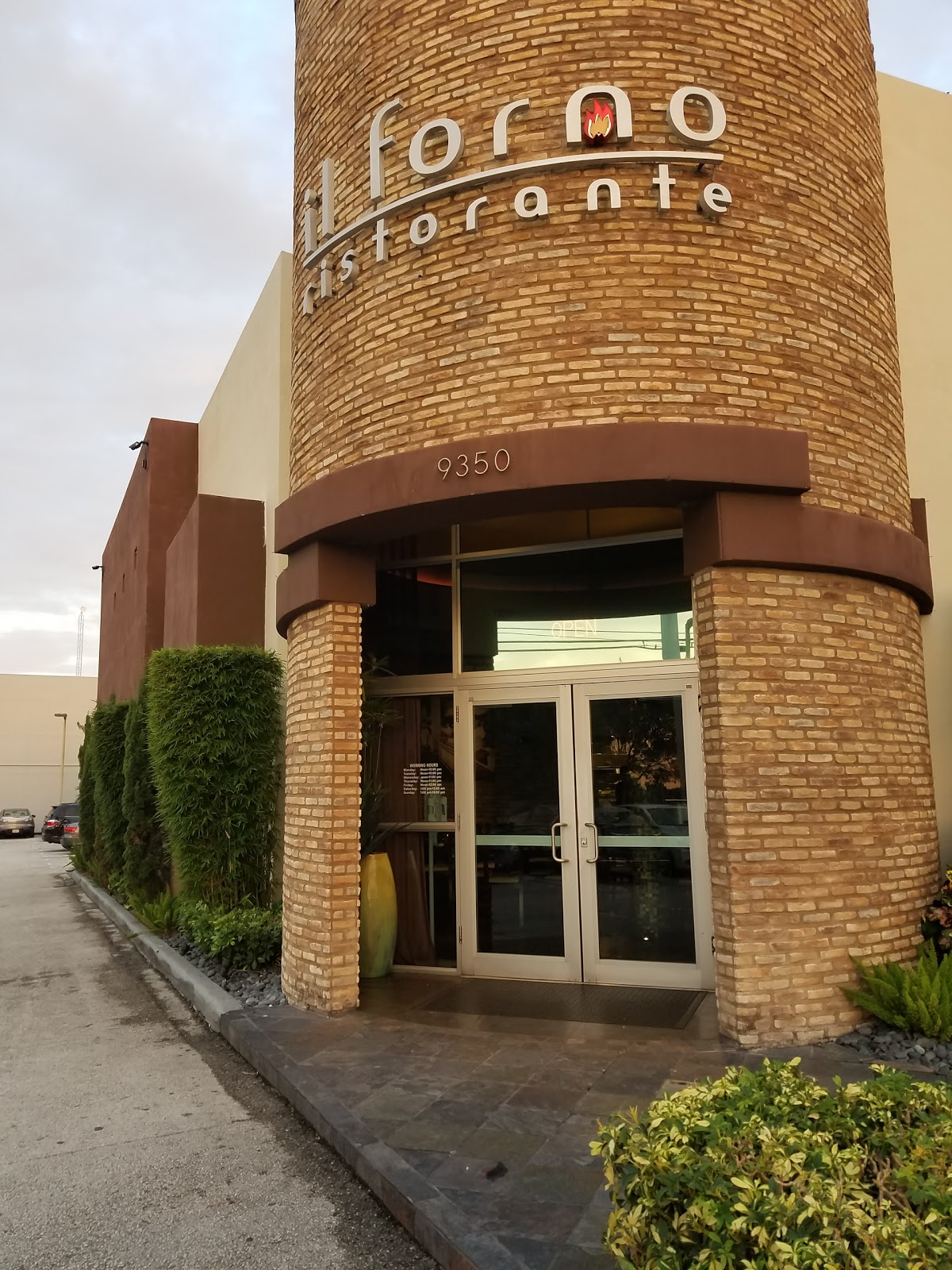 Il Forno Ristorante Italian Restaurant Doral, FL