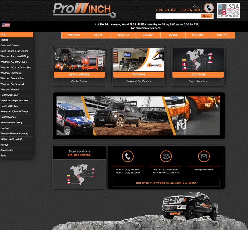 Electric Winches and Chain Hoists - Prowinch LLC